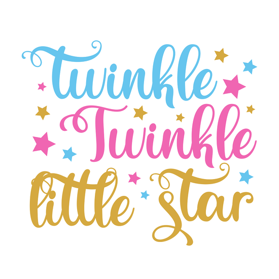 Twinkle Twinkle Little Star Fabric Panel