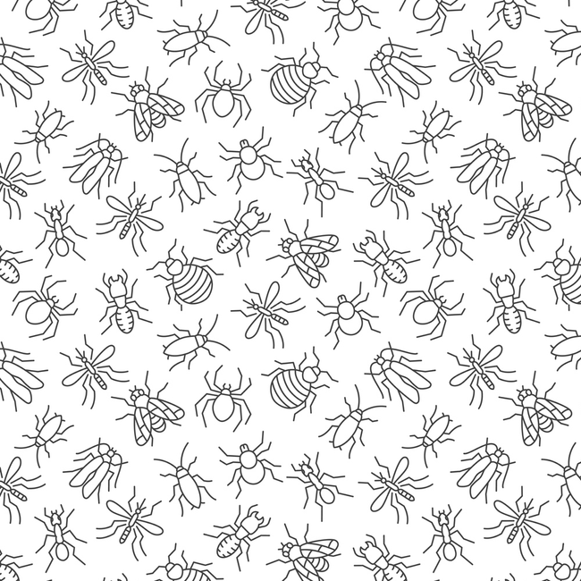 Various Insect Fabric