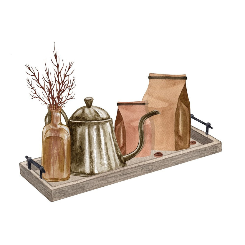 Vintage Table Décor Fabric Panel