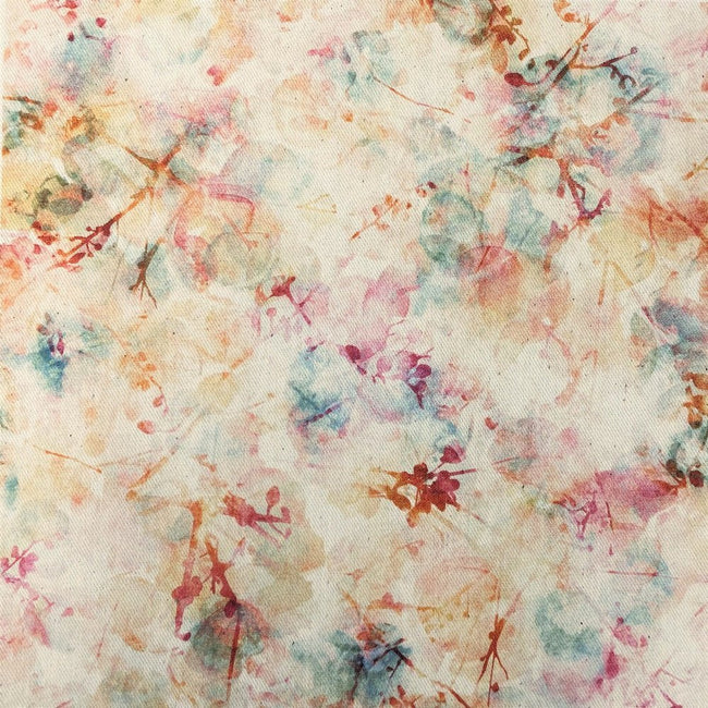 Watercolor Tree Branches Fabric - Multi