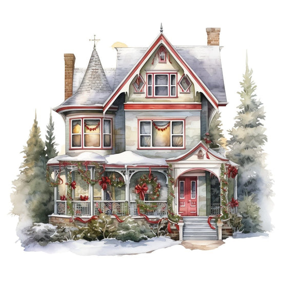 Winter Wonder Lane #12 Fabric Panel