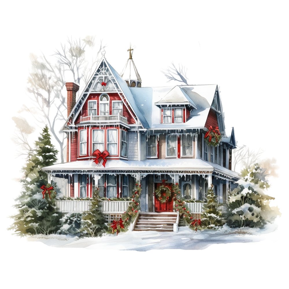 Winter Wonder Lane #18 Fabric Panel